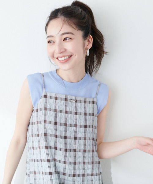 【セール/ブランド古着】ノースリーブニット（ニット/セーター）｜natural couture（ナチュラルクチュール）のファッション通販 - ZOZOUSED