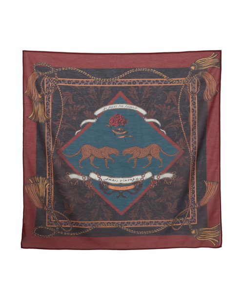 Ameri（アメリ）の「MEDI TWIN CHEETAH SCARF（バンダナ/スカーフ）」 - WEAR
