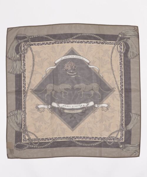 Ameri（アメリ）の「MEDI TWIN CHEETAH SCARF（バンダナ/スカーフ）」 - WEAR
