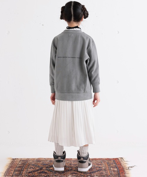 ARCH & LINE（アーチアンドライン）の「《環境配慮素材》長袖プリントトレーナー OG CANVAS TERRY LOOP ODEN PO オーガニックコットン裏毛 製品染め[85 ...