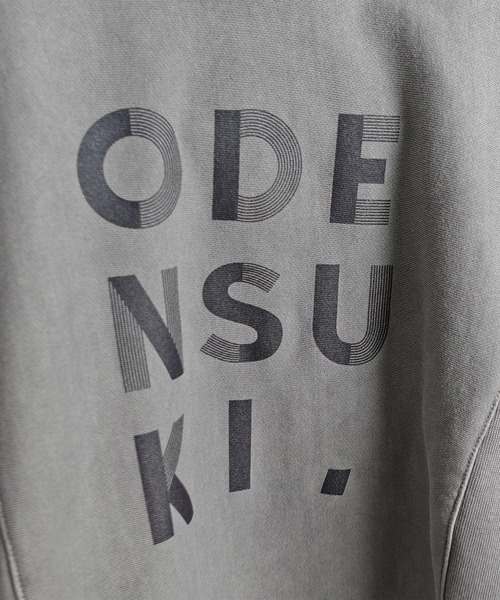 ARCH & LINE（アーチアンドライン）の「《環境配慮素材》長袖プリントトレーナー OG CANVAS TERRY LOOP ODEN PO オーガニックコットン裏毛 製品染め[85 ...