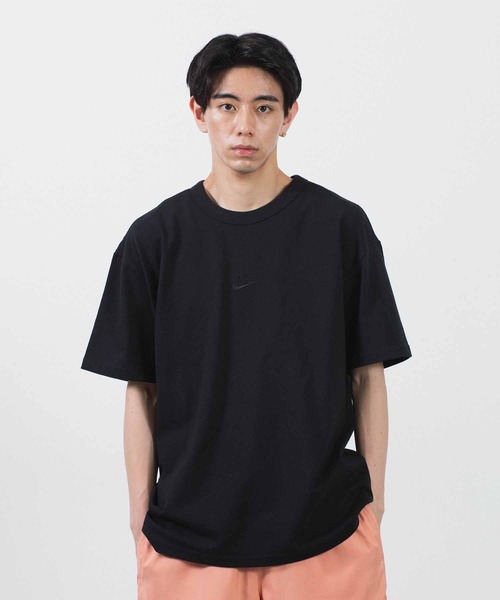 NIKE NSW PREM ESSE SUST S/S T DO7393-010/ナイキ ロゴ Tシャツ 刺繍（Tシャツ/カットソー ...
