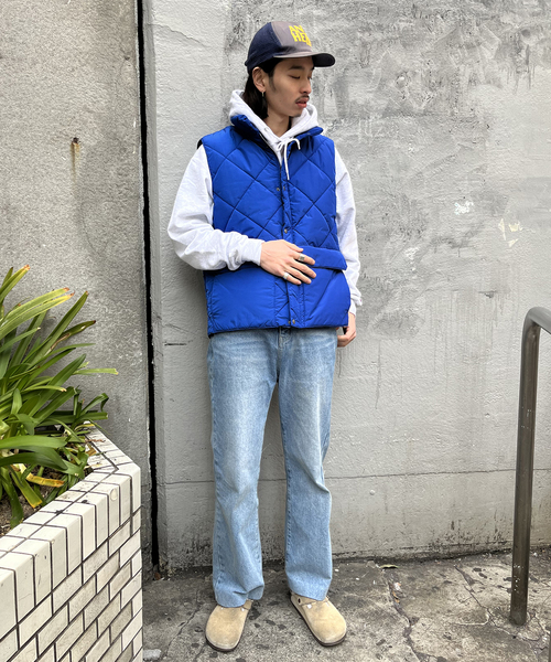 Oriens Journal Standard（オリエンス ジャーナルスタンダード）の「quilt Puffy Vest キルトパフィーベスト（ブルゾン）」 Wear 