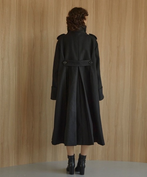 MIRO AMURETTE（ミロアミュレット）の「stand collar tuck coat/スタンドカラータックコート（ステンカラーコート）」 - WEAR