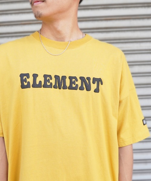 ELEMENT（エレメント）の「ELEMENT/エレメント バックプリント オーバーサイズTee クルーネック半袖Tシャツ BE021-240（Tシャツ/カットソー）」 - WEAR
