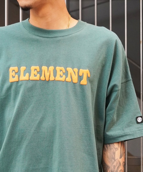 ELEMENT（エレメント）の「ELEMENT/エレメント バックプリント オーバーサイズTee クルーネック半袖Tシャツ BE021-240（Tシャツ/カットソー）」 - WEAR