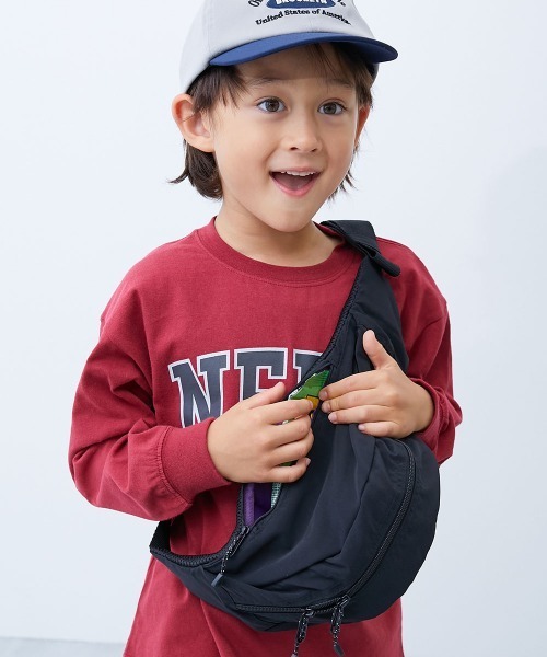 devirock（デビロック）の「親子で使える ゲーム機ケース固定バンド付き 2WAY 配色ボディバッグ（ショルダーバッグ）」 - WEAR