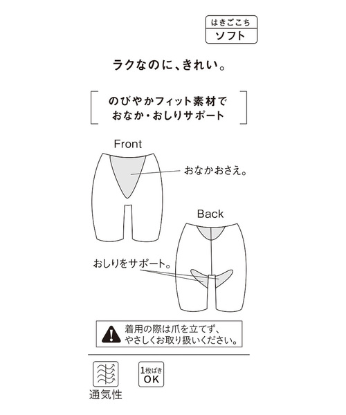 Date.（デイト）の「シンクロブラ(MB4815) ペアサポートショーツ(M,Lサイズ)（ショーツ）」 - WEAR