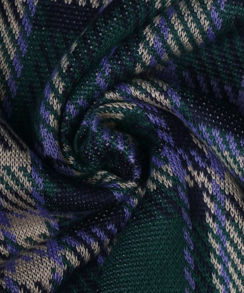 ANPAS（アンパス）の「Total Pattern Jacquard Knit Shirt/総柄 ジャガード ニットシャツ カーディガン ...