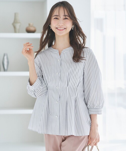 any SiS（エニィスィス）の「【洗える】タックペプラムシャツ ブラウス（シャツ/ブラウス）」 - WEAR