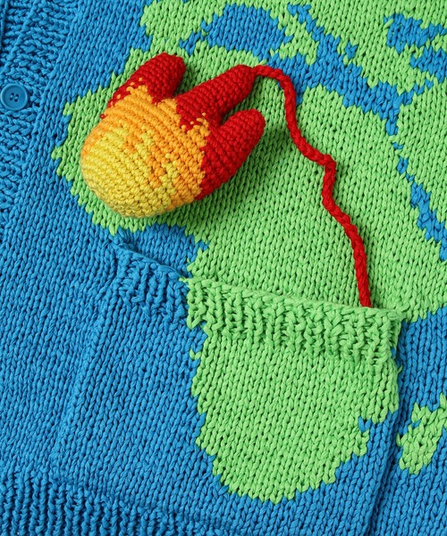 Sky High Farm Workwear（スカイハイ ファーム ワークウェア）の「UNISEX WORLD MAP HAND-KNIT ...