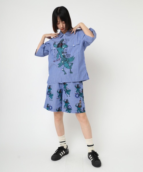 【セール】T1007 コンフューズキャラストライプショーツ（その他パンツ）｜RNA（アールエヌエー）のファッション通販 - ZOZOTOWN