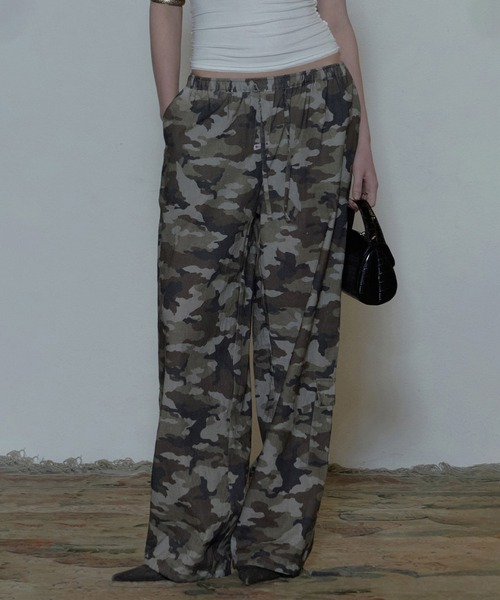 Camo Linen Cargo Jogger Pants/カモリネンカーゴジョガーパンツ（その他パンツ）｜SCULPTOR（スカルプター）のファッション通販 - ZOZOTOWN