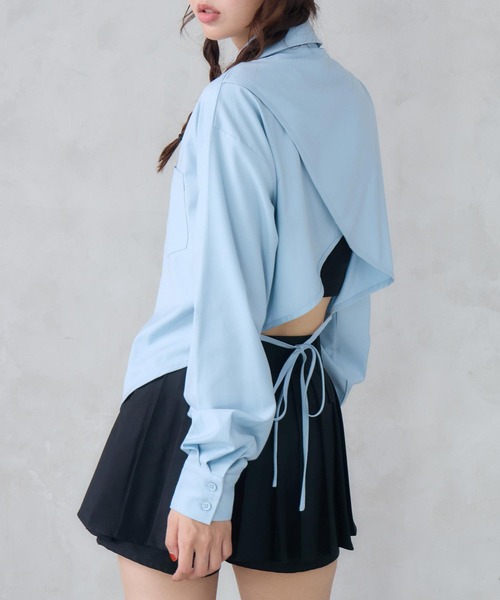 バックカシュクールブラウス（シャツ/ブラウス）｜ENVYM（アンビー）のファッション通販 - ZOZOTOWN