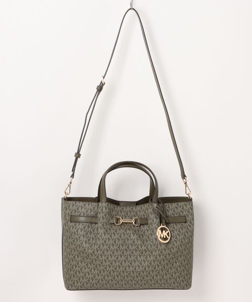 【セール】CARSON センタージップ サッチェル ミディアム - MKシグネチャー（ハンドバッグ）｜MICHAEL KORS（マイケルコース ...