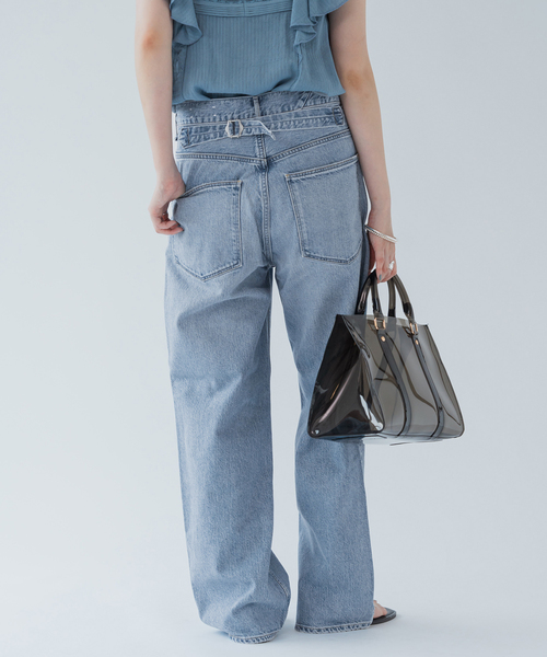 IENA（イエナ）の「upper hights/アッパーハイツ THE OLIVIA 188308302（デニムパンツ）」 - WEAR