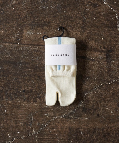 HARUSAKU（ハルサク）の「HARUSAKU / 足袋 Single Back Line Half Socks:ハルサクタビシングルバックラインハーフソックス（ソックス/靴下）」 - WEAR