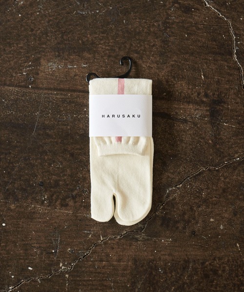 HARUSAKU（ハルサク）の「HARUSAKU / 足袋 Single Back Line Half Socks:ハルサクタビシングルバックラインハーフソックス（ソックス/靴下）」 - WEAR