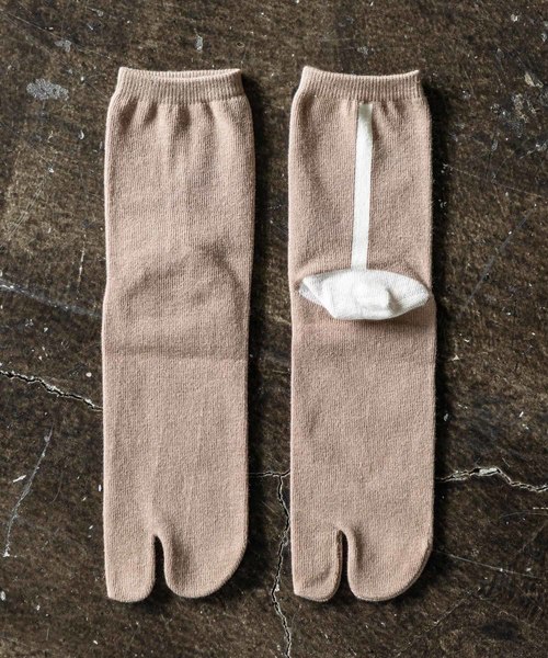 HARUSAKU（ハルサク）の「HARUSAKU / 足袋 Single Back Line Half Socks:ハルサクタビシングルバックラインハーフソックス（ソックス/靴下）」 - WEAR