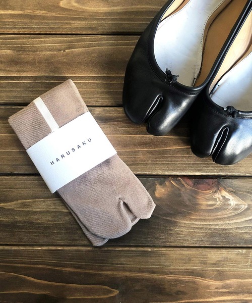 HARUSAKU（ハルサク）の「HARUSAKU / 足袋 Single Back Line Half Socks:ハルサクタビシングルバックラインハーフソックス（ソックス/靴下）」 - WEAR
