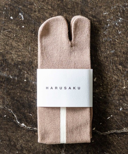 HARUSAKU（ハルサク）の「HARUSAKU / 足袋 Single Back Line Half Socks:ハルサクタビシングルバックラインハーフソックス（ソックス/靴下）」 - WEAR