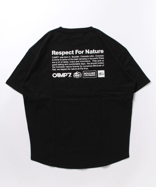 CAMP7（キャンプセブン）の「【CAMP7】センテンスプリントTシャツ（Tシャツ/カットソー）」 - WEAR