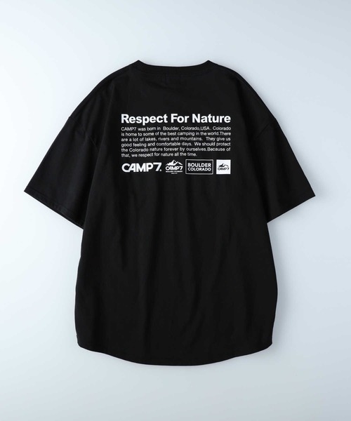 CAMP7（キャンプセブン）の「【CAMP7】センテンスプリントTシャツ（Tシャツ/カットソー）」 - WEAR