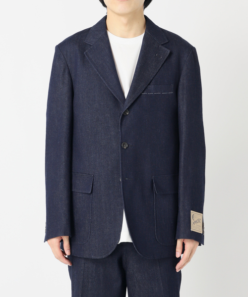 417 EDIFICE（フォーワンセブンエディフィス）の「【MOONLIGHT CLOTHING】DENIM JACKET（テーラード ...