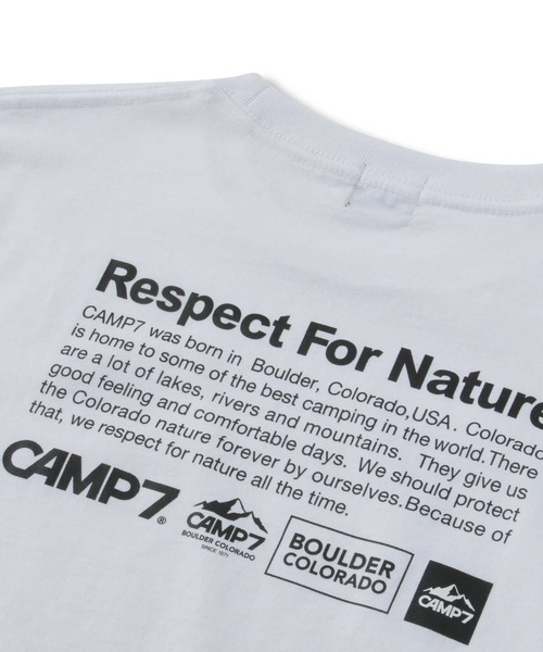 CAMP7（キャンプセブン）の「【CAMP7】バックプリントTシャツ（Tシャツ/カットソー）」 - WEAR