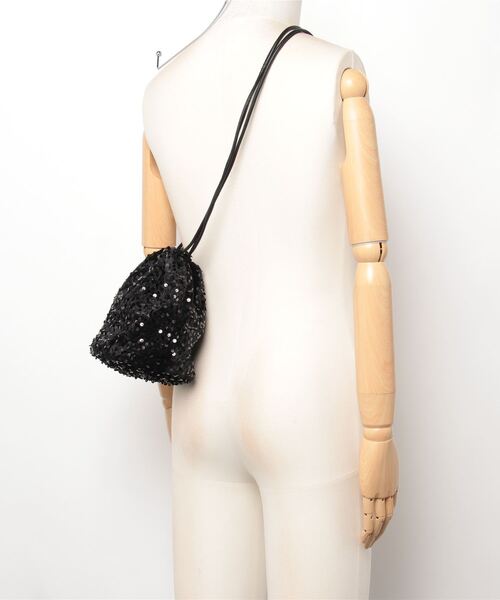 SETUP7（セットアップセブン）の「【SETUP7】スパンコール巾着ショルダーバック グリッター SNBD（ショルダーバッグ）」 - WEAR