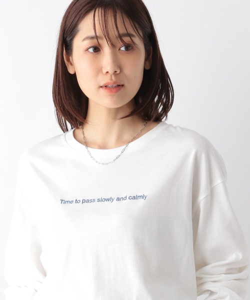 GLOBAL WORK（グローバルワーク）の「ヘビロッTEEプリントロングスリーブ/115472（Tシャツ/カットソー）」 - WEAR
