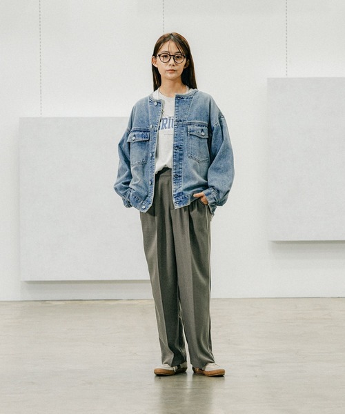 GLOBAL WORK（グローバルワーク）の「ヘビロッTEEプリントロングスリーブ/115472（Tシャツ/カットソー）」 - WEAR