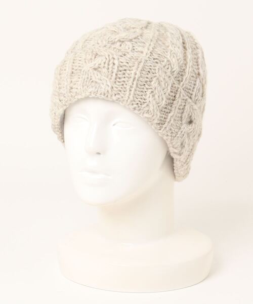 【セール】ケーブル ニットキャップ ユニセックス ニット帽 SPH N0443 SPI（ニットキャップ/ビーニー）｜salle de bal ...