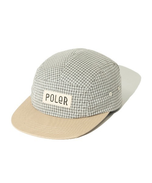 POLER CHECK 5P CAP（ポーラー チェック 5P キャップ）（キャップ）｜POLeR（ポーラー）のファッション通販 - ZOZOTOWN