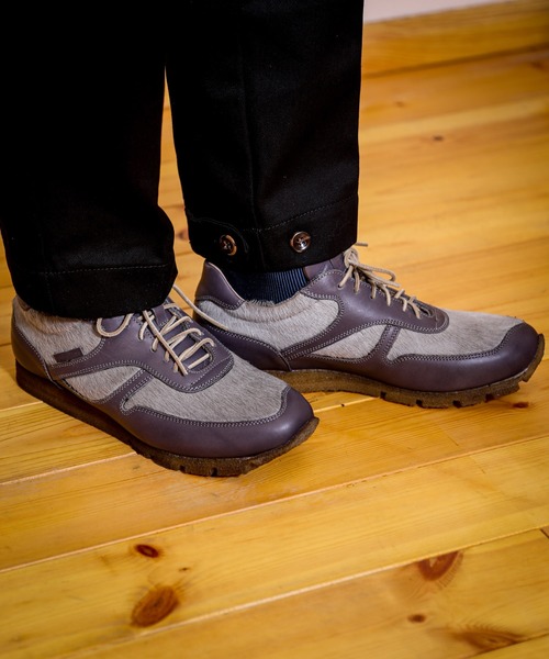 punto pigro（プントピグロ）の「【PUNTO PIGRO/プント・ピグロ】メンズ レザースニーカーシューズ（スニーカー）」 - WEAR