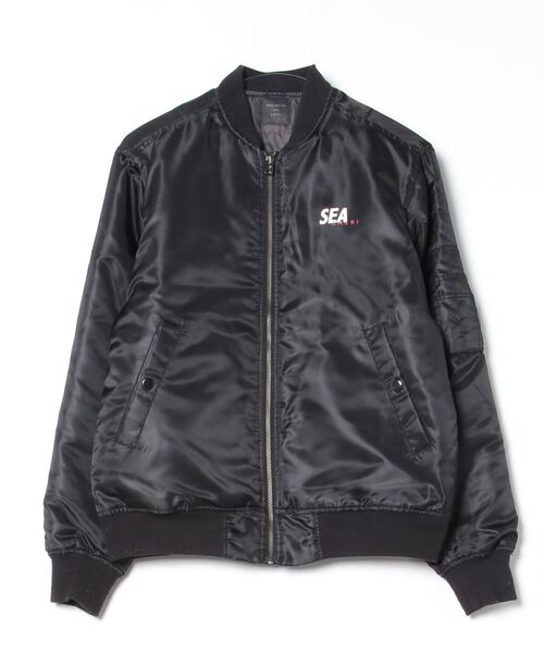 【ブランド古着】ジップアップブルゾン【AMERIコラボ】（ブルゾン）｜WIND AND SEA（ウィンダンシー）のファッション通販 - ZOZOUSED