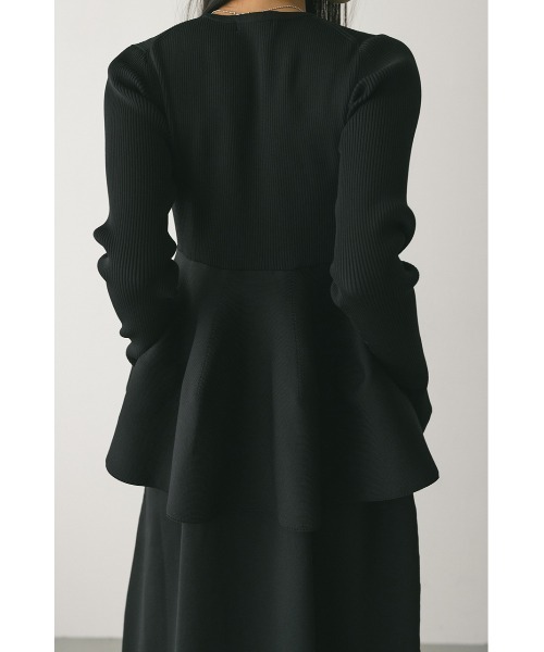 セール】ドッキングフォルムニットワンピース（ワンピース
