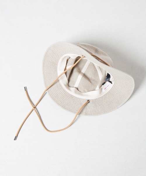 RACAL（ラカル）の「Draw-cord Linen Metro Hat / ドローコード付きリネンメトロハット（ハット）」 - WEAR