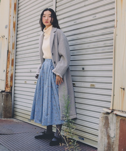 フリルタートルネックニットプルオーバー』（ニット/セーター