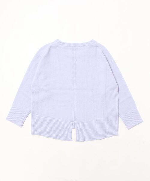 INTERPLANET（インタープラネット）の「BACKスリットカラークルーニット（ニット/セーター）」 - WEAR