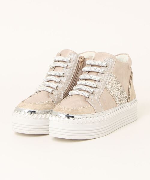 Import & Select（インポートアンドセレクト）の「MUUM ムーム ステッチワークビジュースニーカー（スニーカー）」 - WEAR