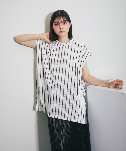 【セール】ストライブジャガードプルオーバー（その他トップス）｜ANOTHER S（アナザーエス）のファッション通販 - ZOZOTOWN