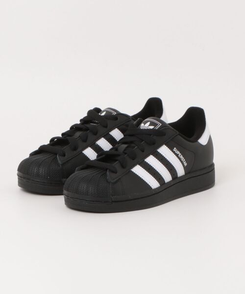 ADIDAS アディダス SUPERSTAR II スーパースター II JI0079 CORE/FTWR/CORE（スニーカー ...