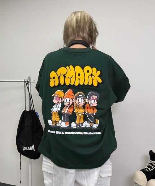 ATMARK（アットマーク）の「《フリーサイズ / UNISEX 》ATMARK×DAI/NEWJACK コラボTee（デニムパンツ）」 - WEAR