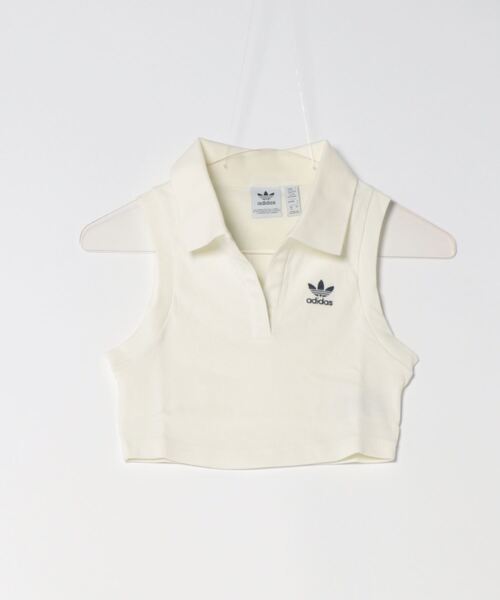 adidas アディダス W RIB TOP ショートスリーブ IT9858 OFFWHITE（Tシャツ/カットソー）｜adidas ...
