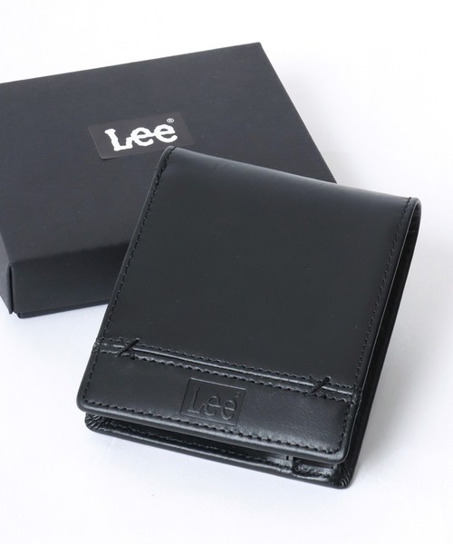 Lee（リー）の「Lee/リー Leather Wallet/牛革 レザー ウォレット/二つ折り 財布/コンパクト/メンズ レディース（財布 ...