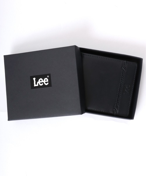 Lee（リー）の「Lee/リー Leather Wallet/牛革 レザー ウォレット/二つ折り 財布/コンパクト/メンズ レディース（財布 ...