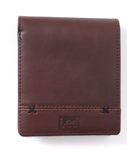 Lee（リー）の「Lee/リー Leather Wallet/牛革 レザー ウォレット/二つ折り 財布/コンパクト/メンズ レディース（財布 ...