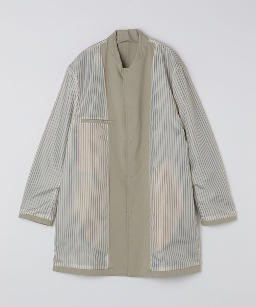 SHIPS Colors:〈撥水・防風〉ステンカラー コート◇（ステンカラー