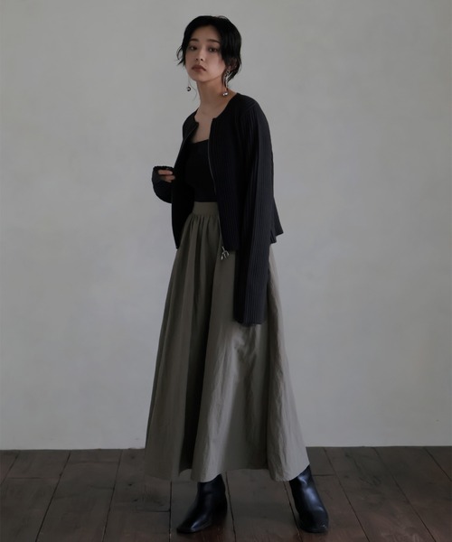 hellam（へラム）の「Wジップニットカーデ ビスチェセット（カーディガン/ボレロ）」 - WEAR